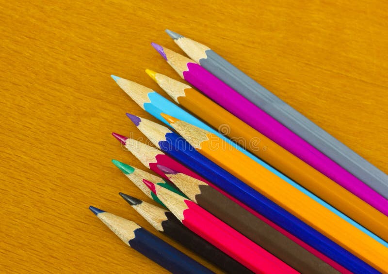 Colorful pencils stock image. Image of draw, office, abstract - 36531885