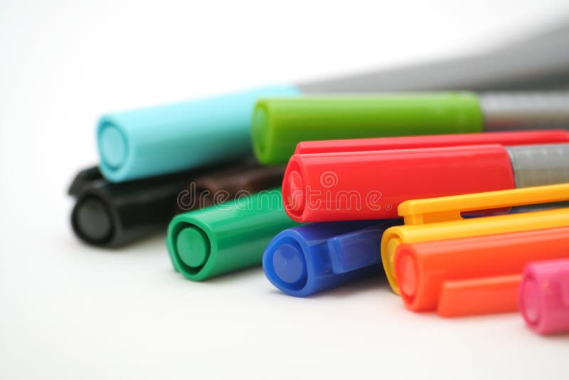 Colorful Pens stock photo. Image of homework, pencil, design - 3315486