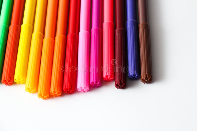 Colorful Pens stock image. Image of group, design, bright - 47985739