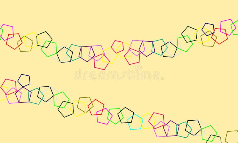 Artistic Colorful Pentagon Background Pattern Abstract. Effect, Backdrop, Messy & Vector Stock ...