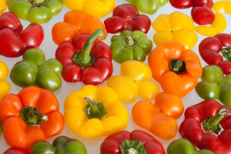 Colorful Pepper Tops stock image. Image of orange, bright - 22471051