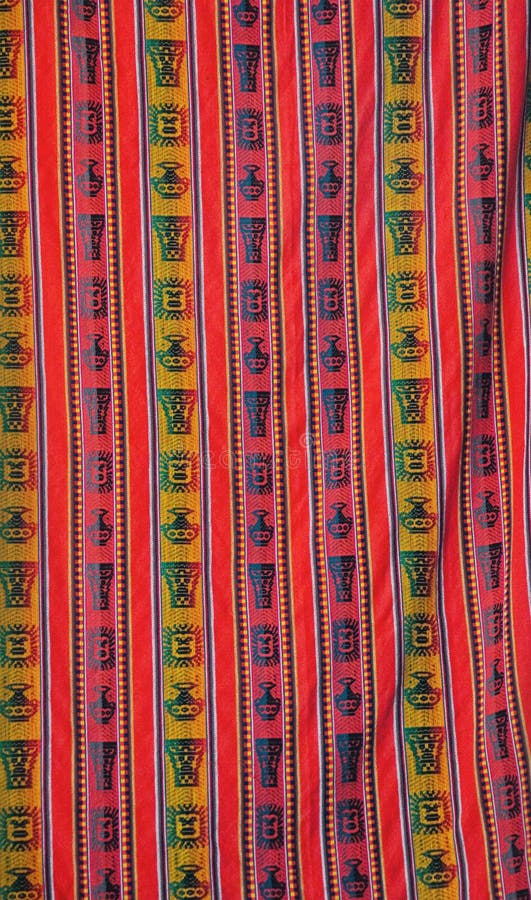Colorful Peruvian textiles stock photo. Image of handmade - 33376618
