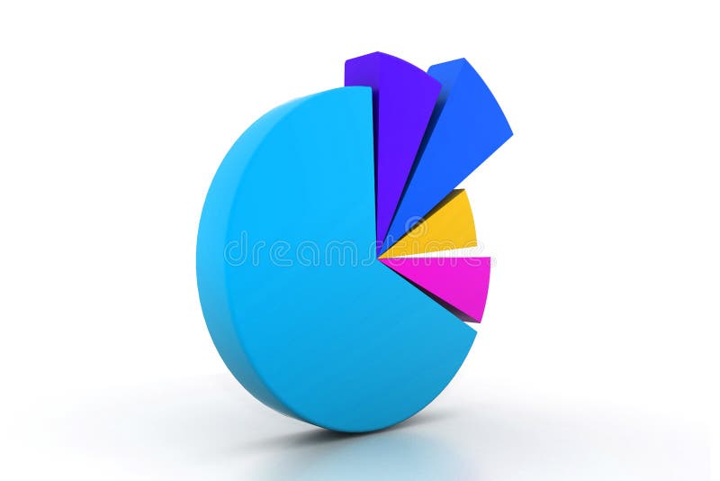 Colorful pie chart stock illustration. Illustration of information ... Colorful pie chart stock illustration. Illustration of information ...