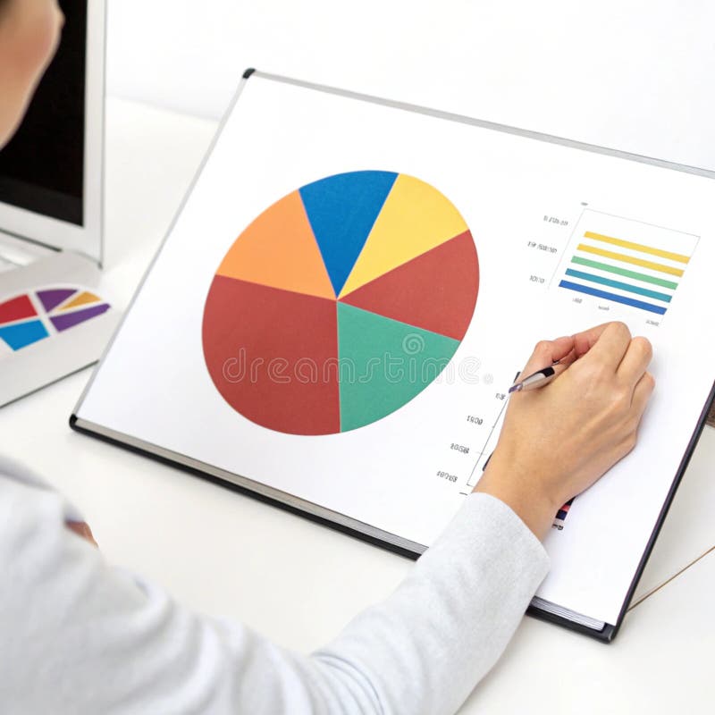 Pie chart isolated stock illustration. Illustration of share - 368016499