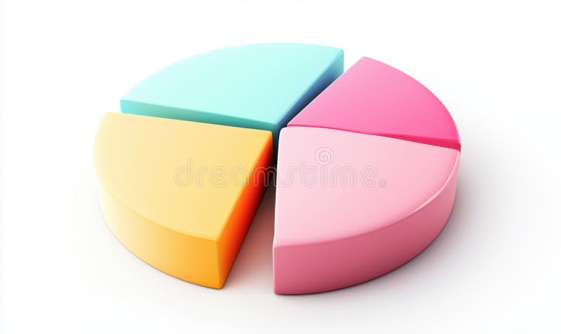 Colorful Pie Chart Representing Data Distribution Visually Appealing ...