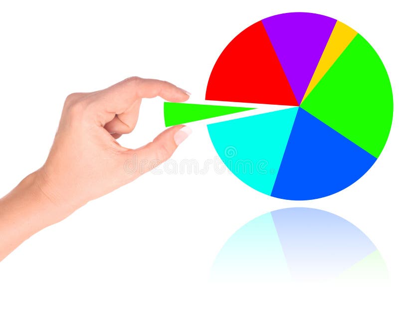Colorful pie diagram stock image. Image of finance, data - 7057259