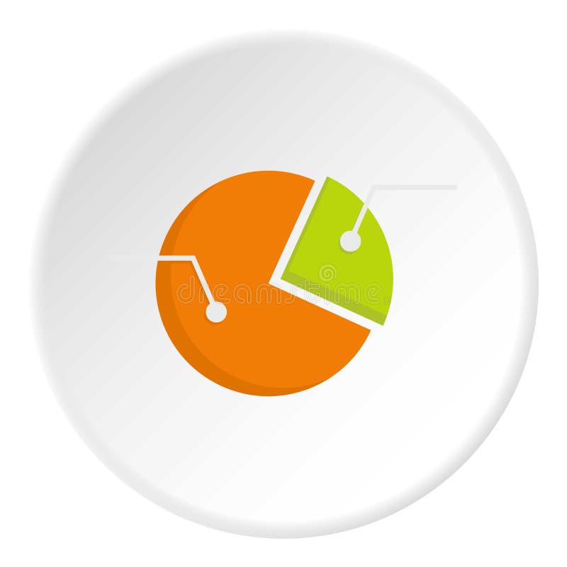 Colorful Circle Divided into Eight Parts Icon Stock Vector ...