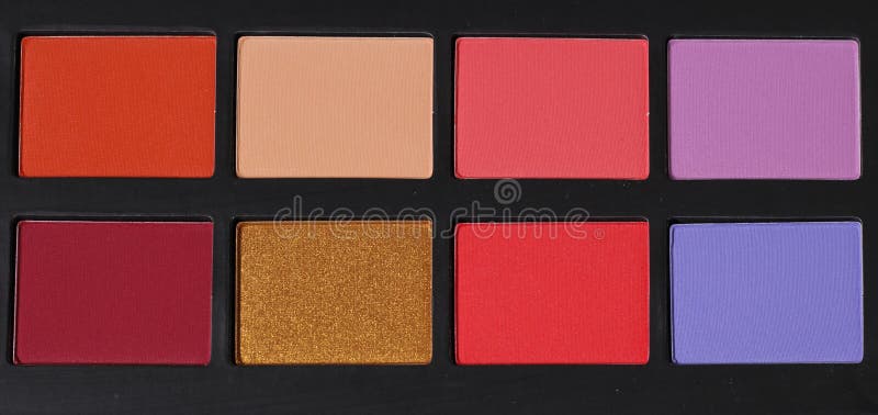 Colorful Pigment Palette Bright Colors Stock Image - Image of ...