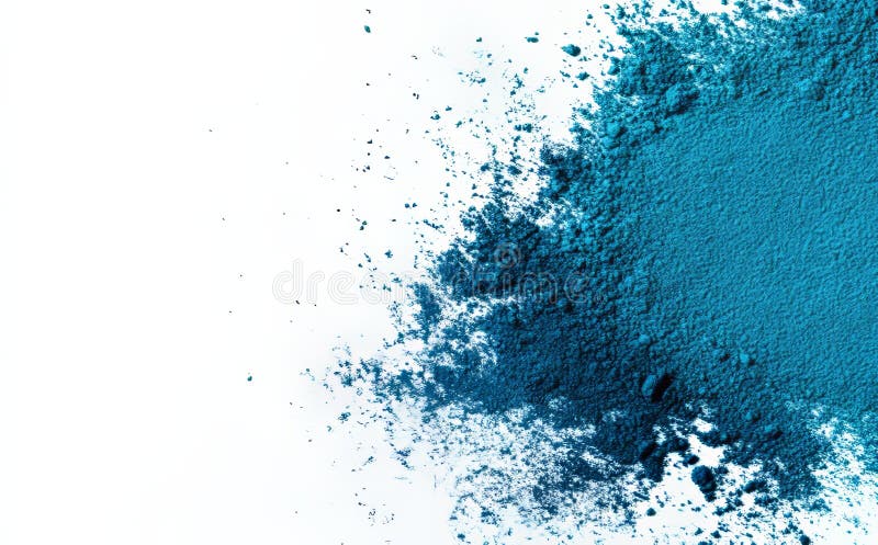 Colorful Pigment Powder that Appears Scattered on a White Surface with ...