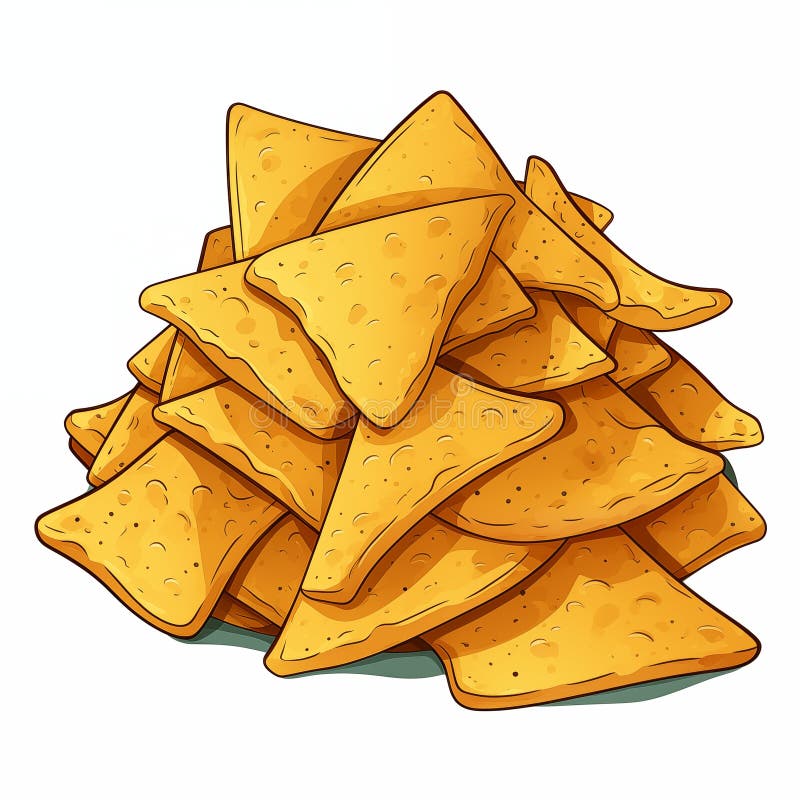 A Colorful Pile of Snack Chips Ready for Dipping at a Lively Party ...