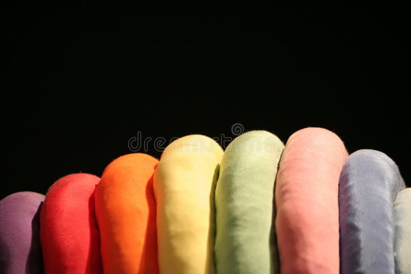 Colorful pillow stock image. Image of square, texture - 12720607