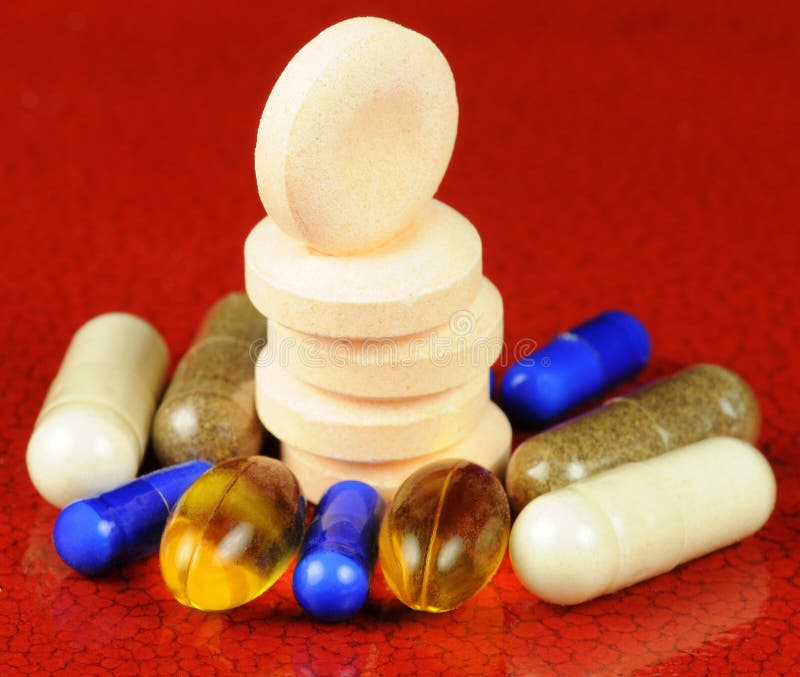Colorful pills stock photo. Image of tablets, supplements - 12864674