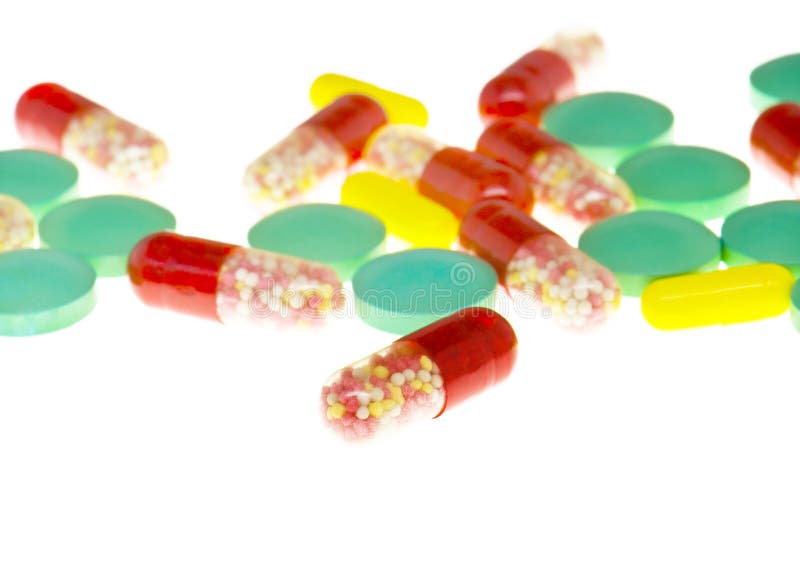 Colorful pills stock image. Image of healthy, illness - 37504631