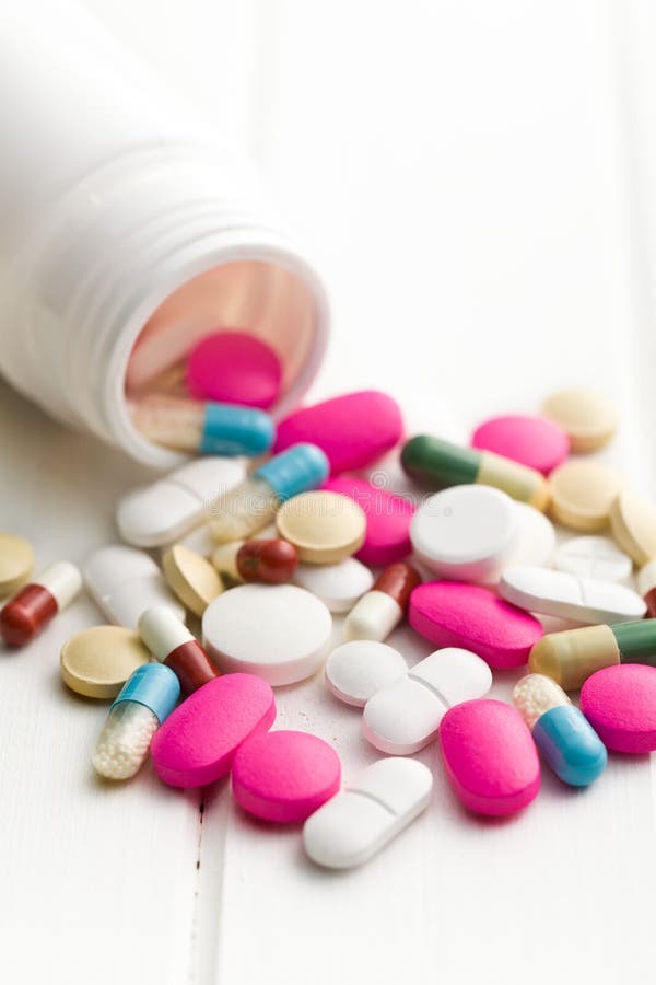 Colorful pills stock image. Image of health, healthy - 35690299