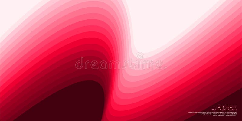 Colorful Pink Wave Line Abstract Background Design. Modern Line Curve ...