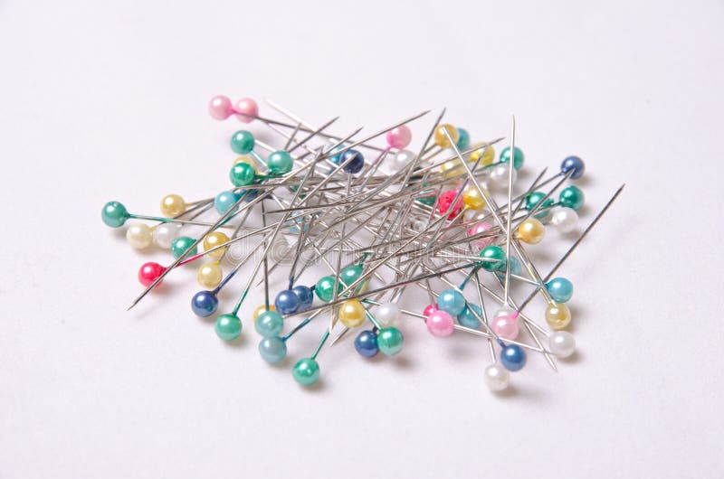 Colorful pins stock image. Image of color, sewing, collection - 24861041