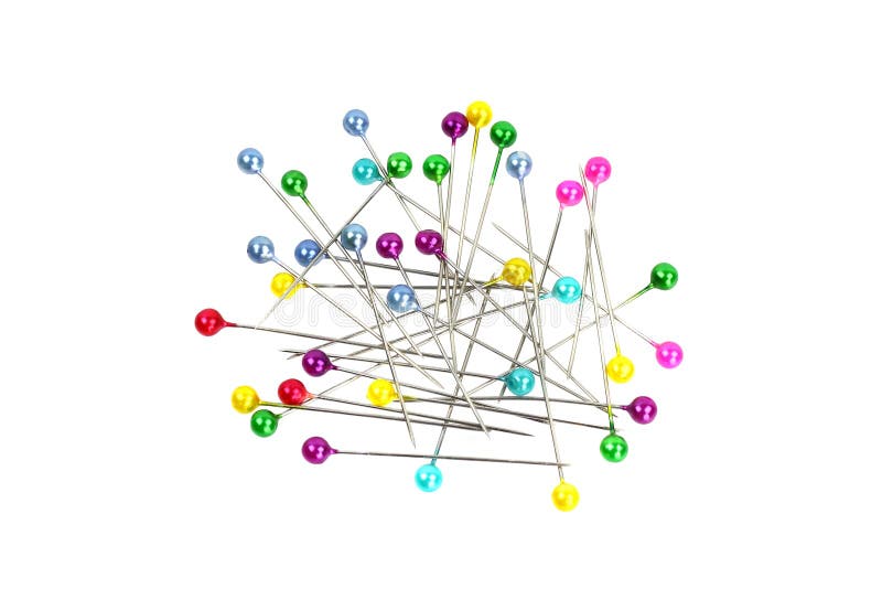 Colorful pins isolated stock image. Image of fashion - 27421069