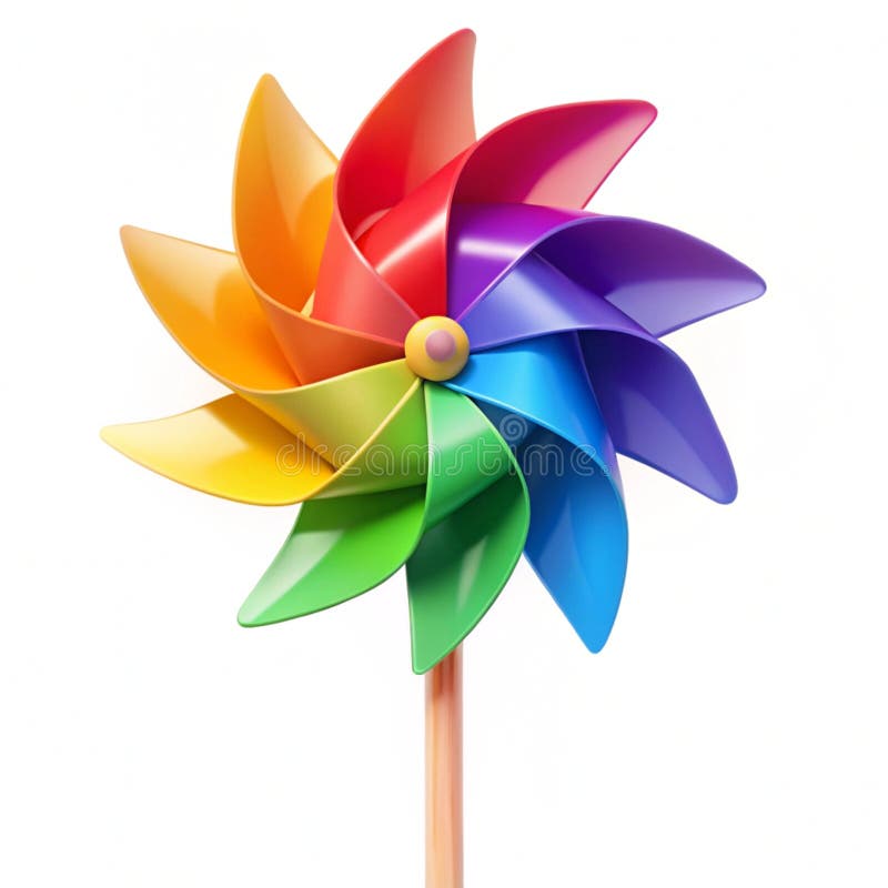 Colorful pinwheel stock image. Image of party, playful - 361413533