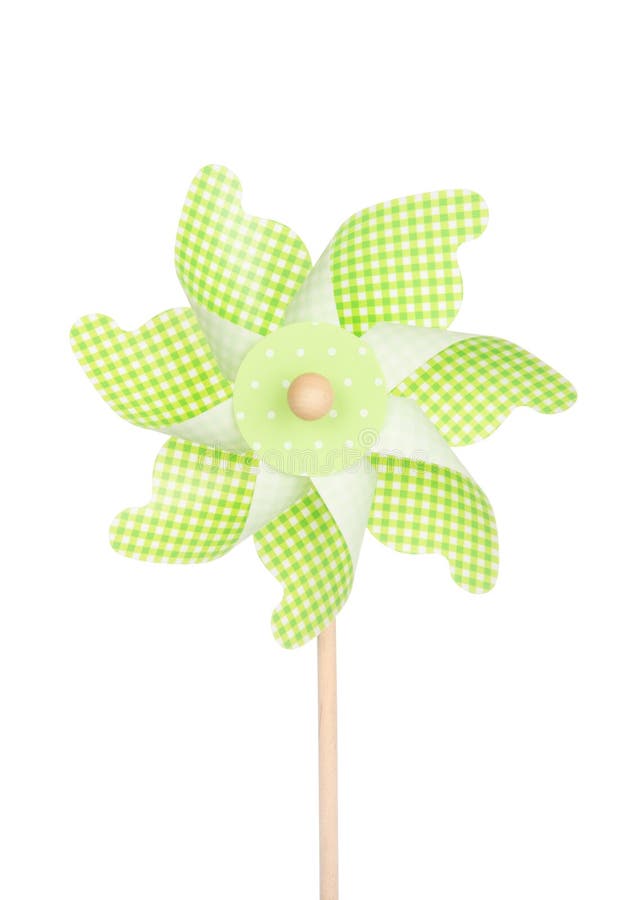 Colorful Pinwheel Isolated on White Stock Photo - Image of spinning ...