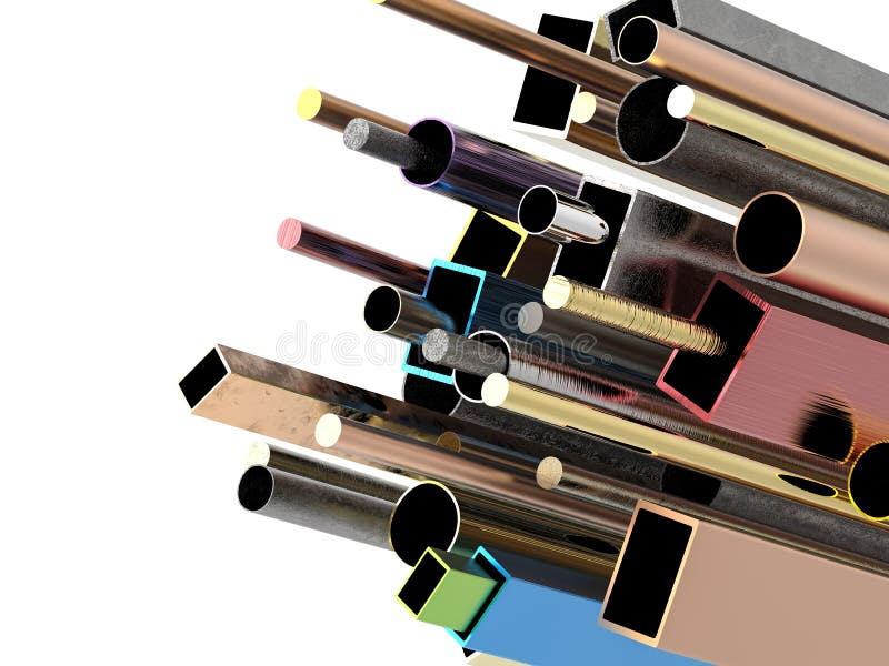 Colorful pipes stock illustration. Illustration of arrangement - 81633330