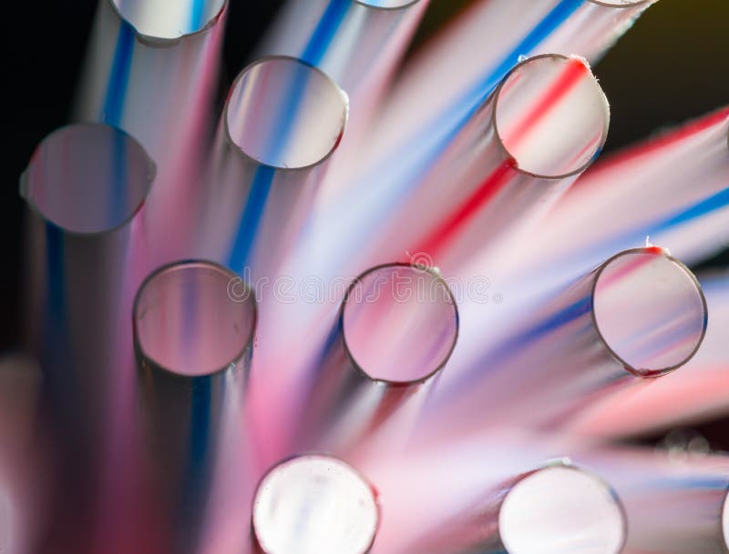 Colorful Pipes or Drink Straws Abstraction Stock Photo - Image of ...
