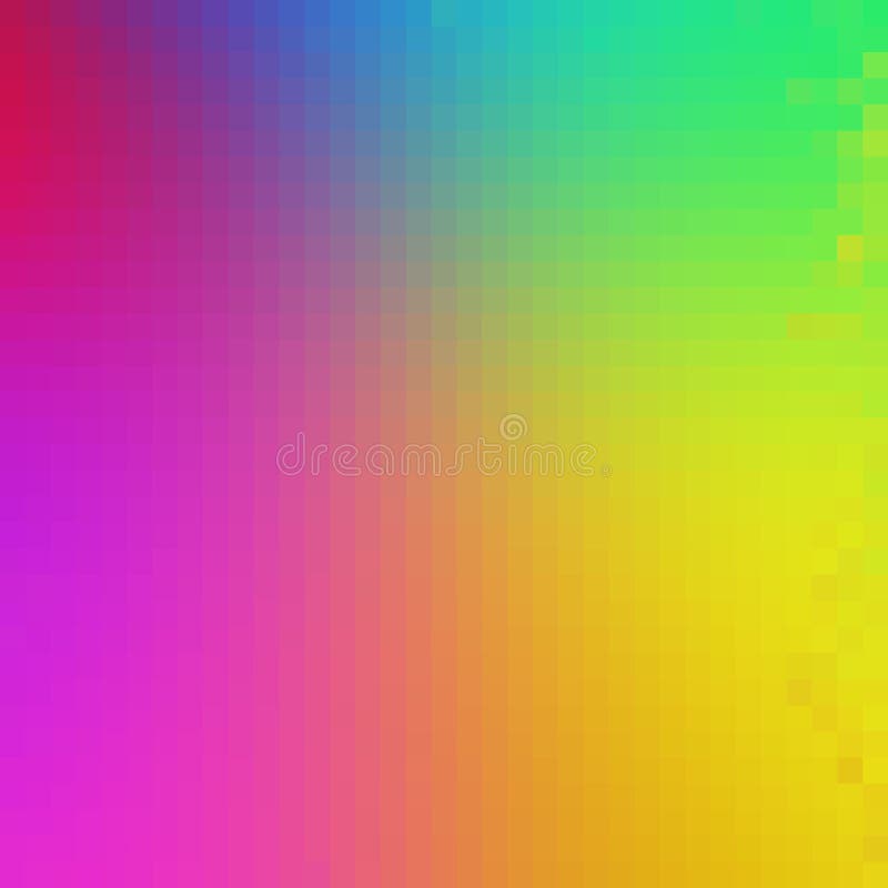 Colorful Pixel Art Background. Vector Illustration Stock Illustration ...