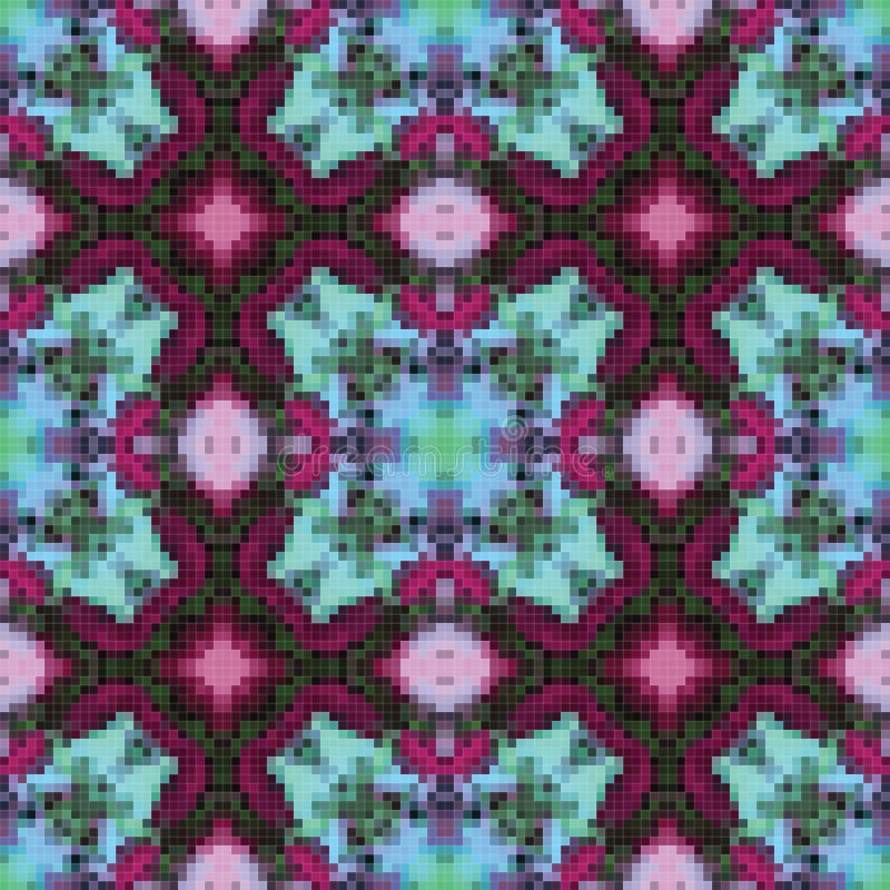 Colorful Pixel Art Pattern Seamless Graphic Background Stock ...