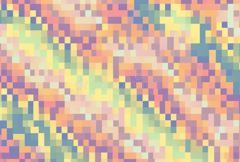 Colorful Pixel Art Pattern Seamless Graphic Background Stock ...