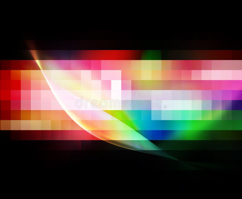 Colorful pixel background stock illustration. Illustration of abstract ...
