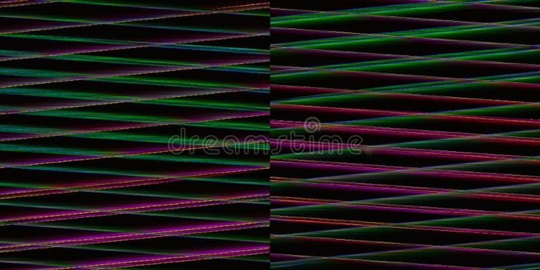 Colorful Pixel Lines of Glitch Effect Over Black Background Stock Photo ...