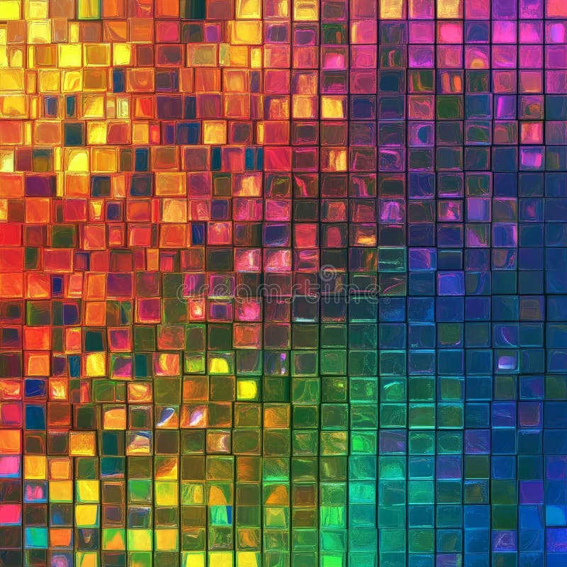 Colorful Pixel Pattern Design Stock Image - Image of neon, dynamic ...