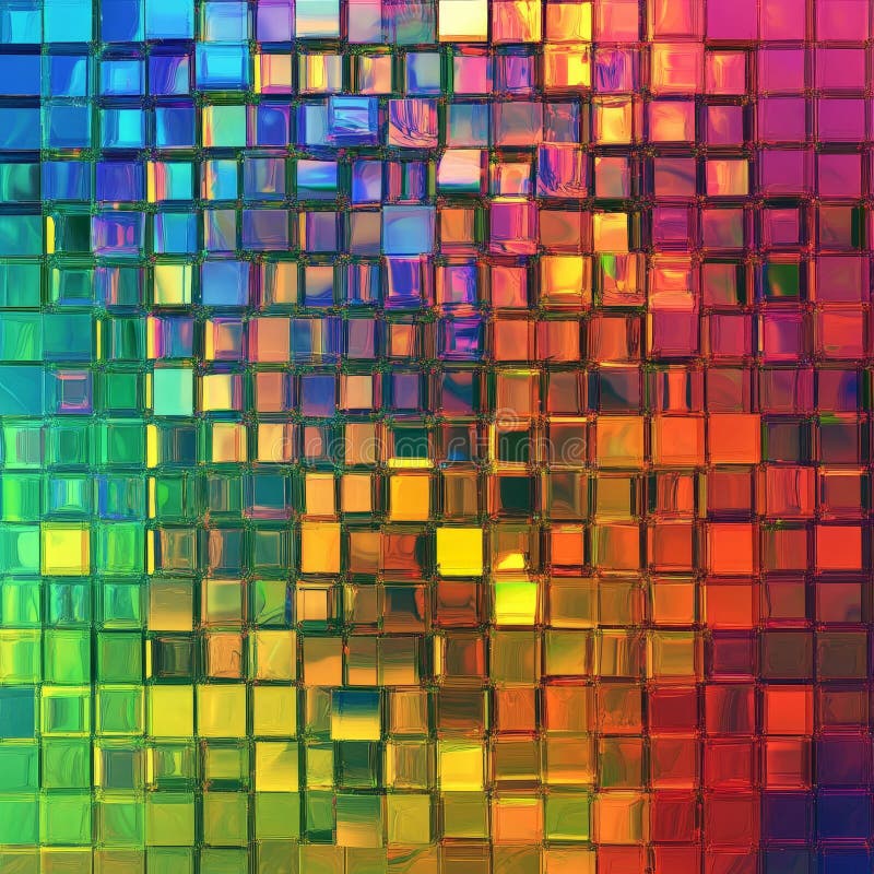 Colorful Pixel Pattern Design Stock Photo - Image of dynamic ...