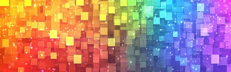 Colorful Pixel Pattern Design Stock Photo - Image of contemporary, neon ...