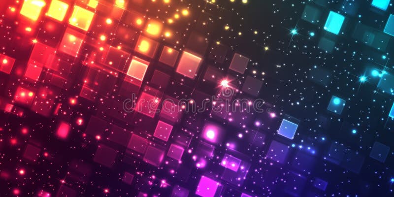 Colorful Pixel Pattern Design Stock Photo - Image of technology ...