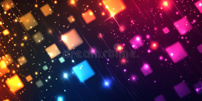 Colorful Pixel Pattern Design Stock Photo - Image of technology ...