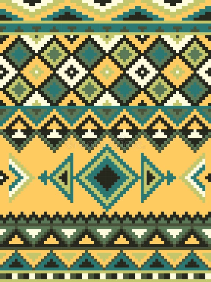 Colorful Pixel Seamless Pattern Stock Vector - Illustration of colorful ...