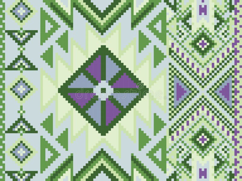 Colorful Pixel Seamless Pattern Stock Vector - Illustration of style ...