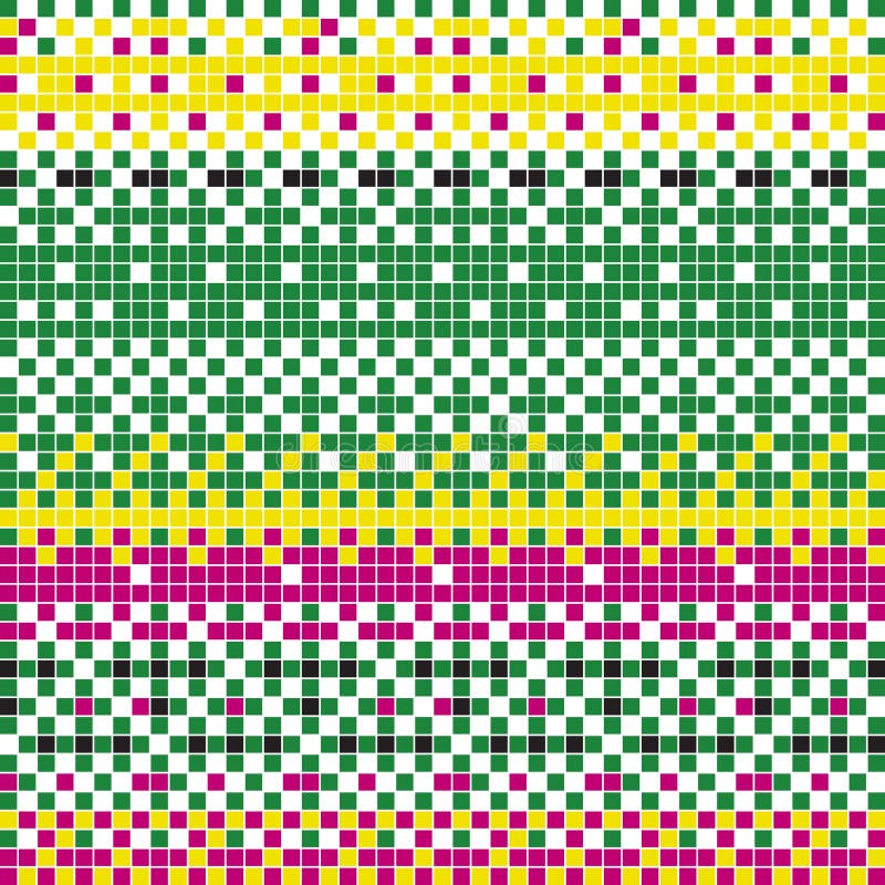 Colorful Pixel Squares Digital Dot Matrix Vector Fabric Texture ...