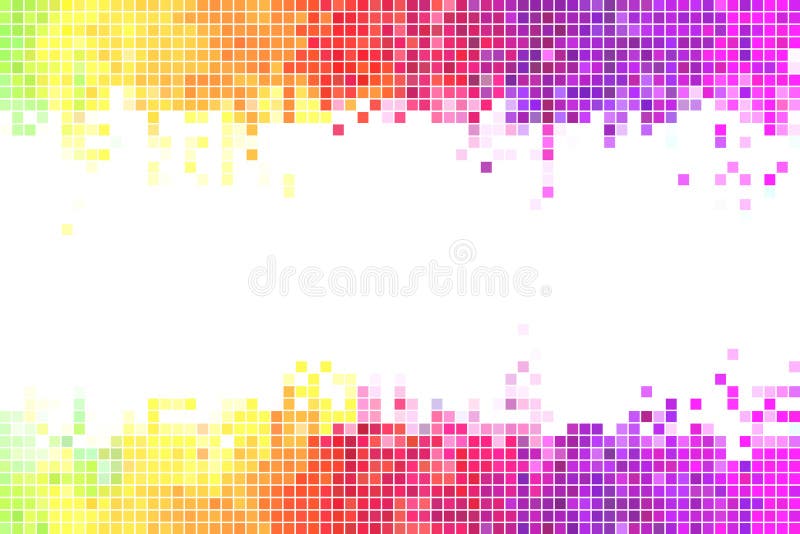 Colorful Pixels Background Vector Illustration Stock Vector ...