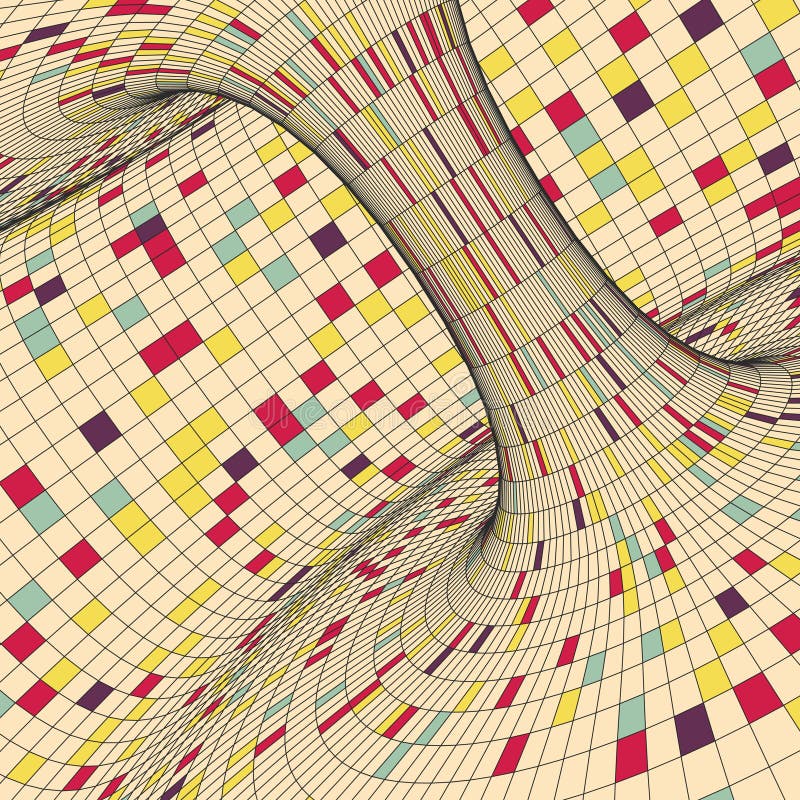 Colorful Pixels Mosaic. Abstract Background. Polygonal Vector. Stock ...