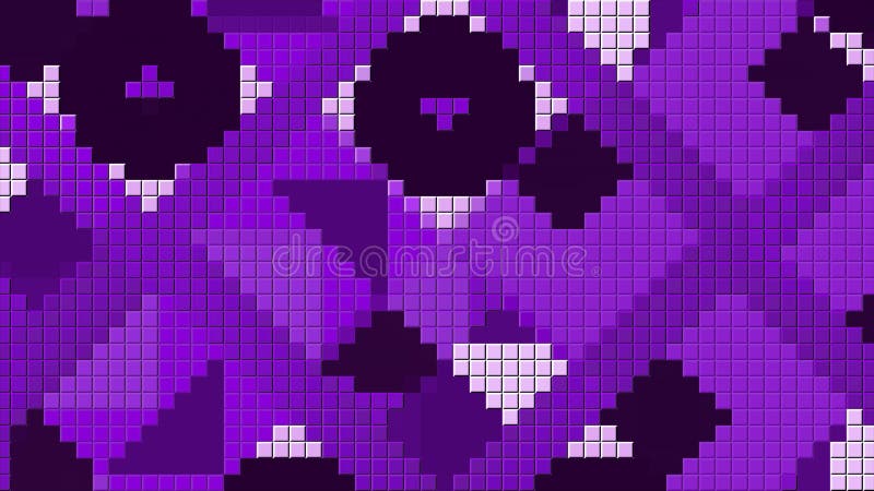 Colorful Pixels Pattern, Concept of Modern Art. Motion. Geometric ...