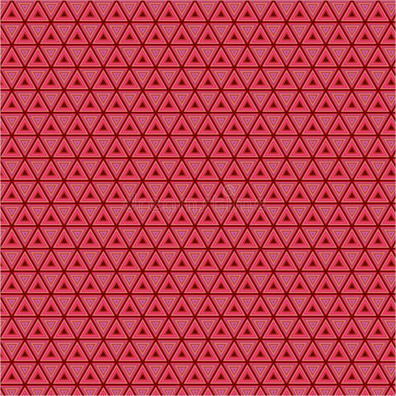 Geometric Ethnic Triangles Red Color Fabric Clothing Vector Background ...