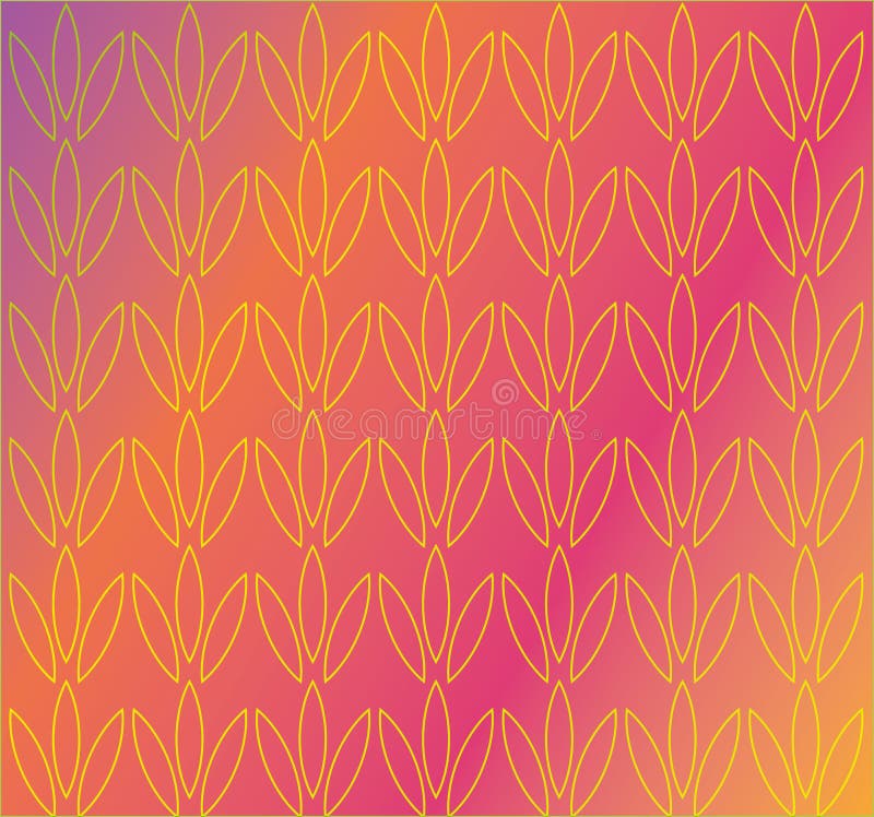 Colorful plants pattern stock vector. Illustration of business - 80297766