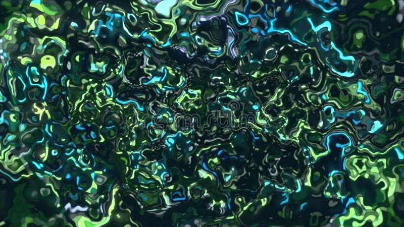 Colorful Plasma Sphere with Energy Charges. Computer Generated Sci-fi ...