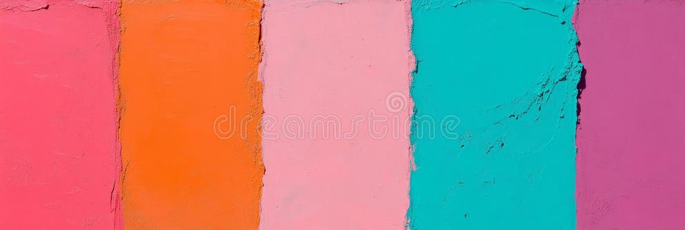 Colorful Plaster Texture with Bright Stripes for Creative Design ...