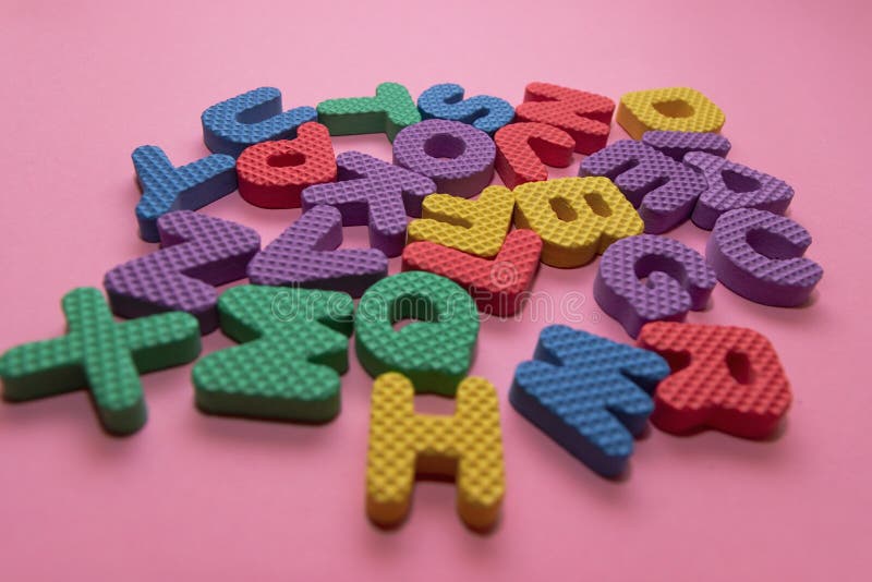 301 Colorful Plastic Magnetic Letters Numbers Stock Photos - Free ...