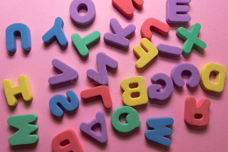 301 Colorful Plastic Magnetic Letters Numbers Stock Photos - Free ...