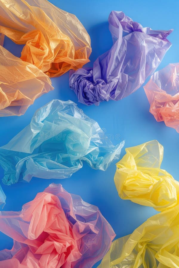 Colorful Plastic Bags stock photo. Image of plastic - 359918354