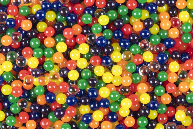 Colorful Plastic Balls Background Texture. Macro Shot Abstract Colorful ...