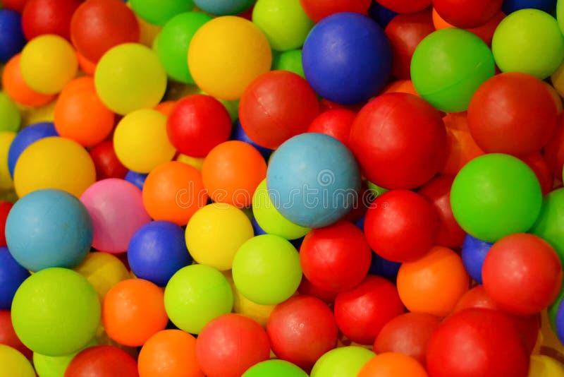 Colorful plastic balls stock image. Image of abstract - 54807861